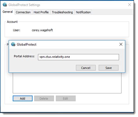 GlobalProtect VPN Client