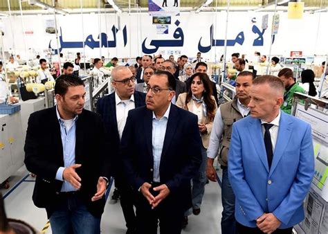 The Prime Minister Inspects The Factory Of Se Wiring Systems Egypt A