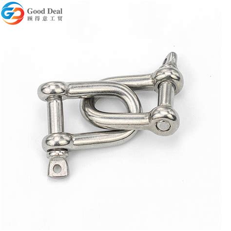 G210 Us Type Stainless Steel Screw Pin Lifting Chain Anchor Shackle D