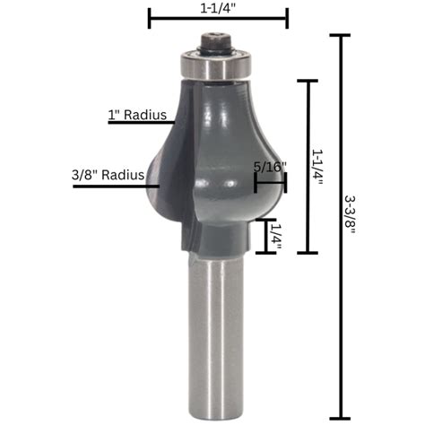 MLCS Side Handrail Router Bits Set