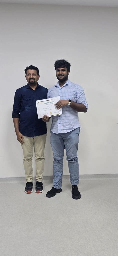 t m fathir on linkedin it was a great feeling to receive the title of