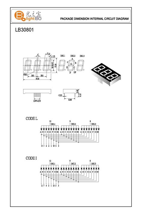 0 8 3 Digit Led Display 3 Digit 0 8 7 Segment From China