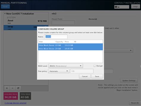 CentOS 7 Installation With LVM RAID 1 Mirroring TuxFixer Com