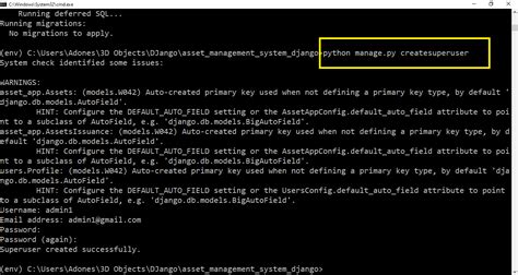 Django Asset Management System With Source Code 2022