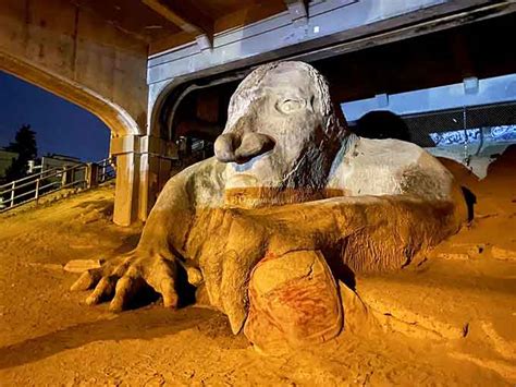 Most People Dont Know Theres A Giant Troll Lurking Under This Bridge