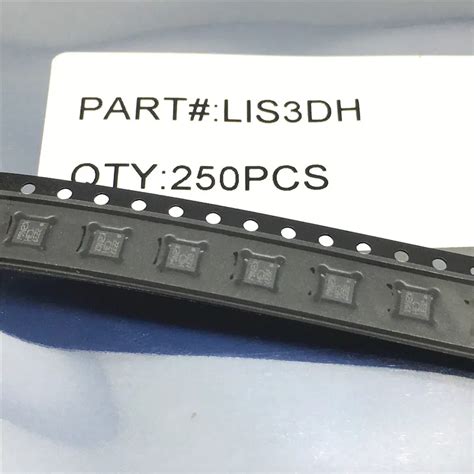 20pcs Lot Lis3dhtr Lis3dh Lis3d Lga16 C3h Acceleration Sensor Chip New