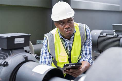건설 현장의 하수도 파이프 지역에서 일하는 남성 배관공 엔지니어 아프리카 계 미국인 남성 배관공 노동자 유지 보수 하수도 파이프 네트워크 시스템 건설 현장에서 기술자에 대한