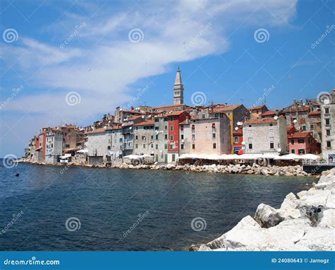 Rovinj Old Town In Croatia Stock Image Image Of Historic 24080643