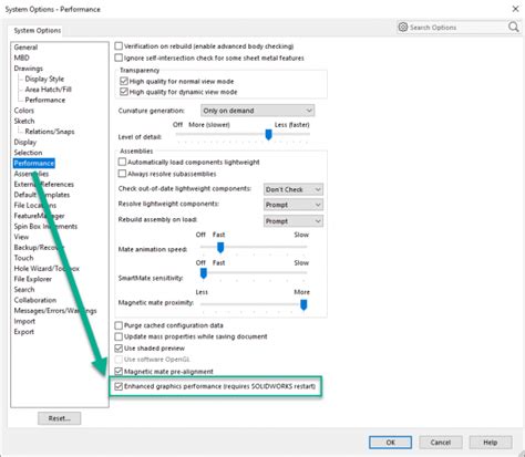 SOLIDWORKS Performance Improvements