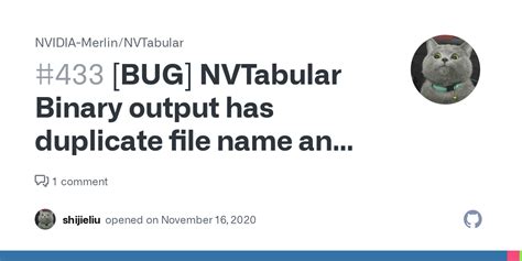 BUG NVTabular Binary Output Has Duplicate File Name And Can Not Hit Target Auc Issue