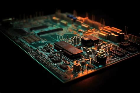 Premium Ai Image Artistic Representation Of A Circuit Board