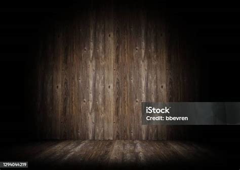 전면 3d 렌더링에서 벽과 바닥 보기에 따뜻한 색깔의 원시 목재 보드 0명에 대한 스톡 사진 및 기타 이미지 0명 3차원 형태 갈색 Istock