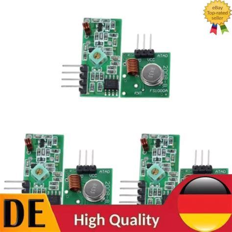 Modulo Ricevitore Trasmettitore Rf 315 Mhz Modulo Remoto Wireless Per Arduino Eur 475 Picclick It