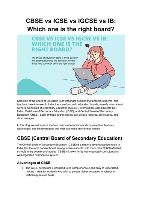 Ppt Cbse Vs Icse Vs Igcse Vs Ib Which One Is The Right Board