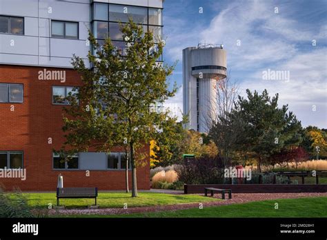 Nuclear Structure Facility Nsf Tower At Sci Tech Daresbury Laboratory In Autumn Daresbury