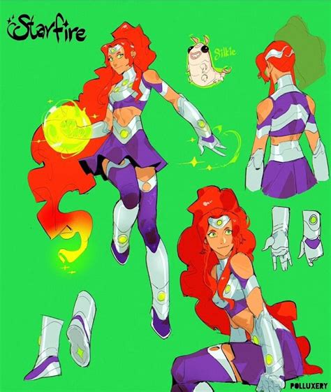 Seduced By The New Titans Starfire Concept Art