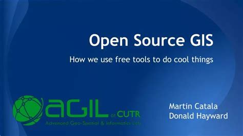 PPT Open Source GIS PowerPoint Presentation Free Download ID