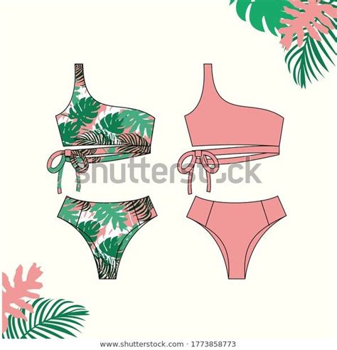 Swimsuit Pattern Sewing Fashion Drawing Tutorial Estilo Tropical