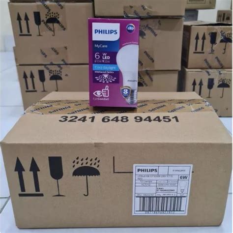Jual Lampu Philips LEDBulb Watt Putih Dus Isi Pcs Shopee Indonesia