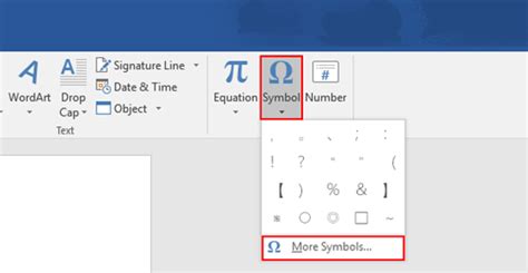 Average Symbol In Word