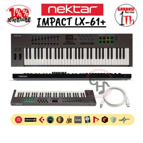 Promo Nektar Impact Lx61 Lx61plus Lx 61 Lx 61plus Keyboard Kontroller Diskon 23 Di Seller