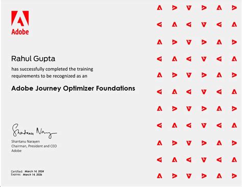 Rahul Kumar Gupta On Linkedin Im Happy To Share That Ive Obtained A New Certification Adobe