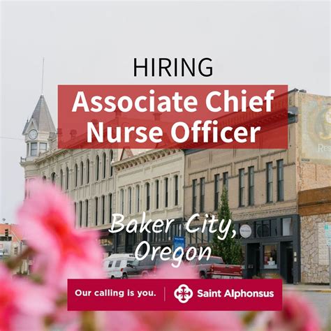 We Are Hiring An Associate Chief Nurse Officer For Our Baker Medical