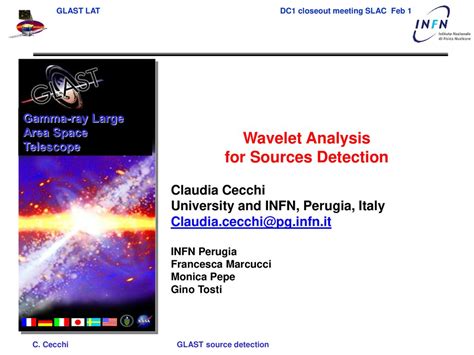 wavelet analysis for sources detection ppt download
