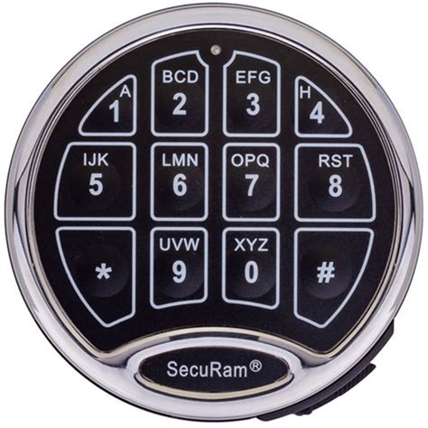 Securam Safelogic Basic Entrypad Chrome Keypads Lsc Complete Security Solutions Lsc
