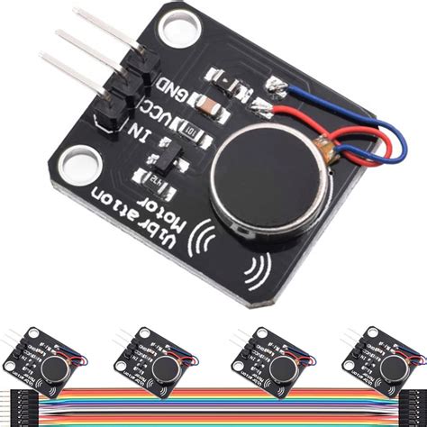 DAOKAI 5Pcs Vibration Motor Module DC 5V Mini Mobile Phone Vibrator PWM Vibration Motor Alarm