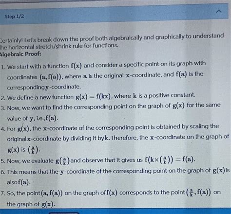 Solved This Is Mathematical Or Algebraic Proof Of The