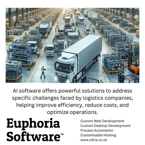 Here Are The Key Issues Logistics Companies Face And How Ai Software Solves Them Euphoria