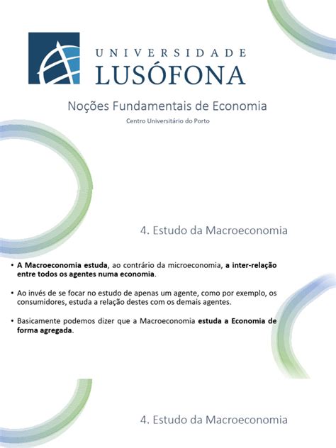 4 Estudo Da Macroeconomia Pdf Desemprego Macroeconomia