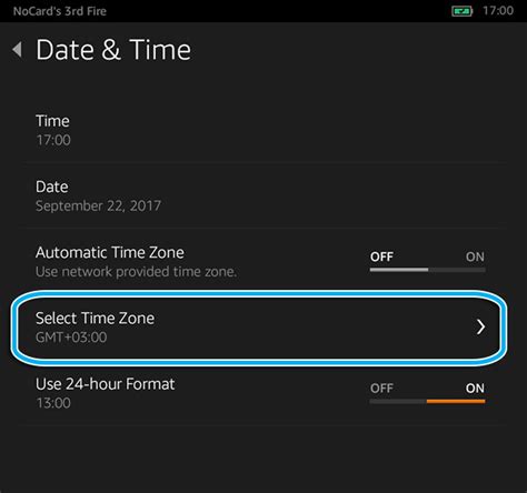 How To Set The Correct Time Amazon Awem Help Center