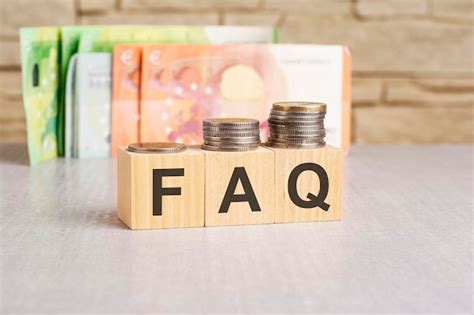 Premium Photo Coins And Wooden Cubes With Text Faq Or Frequency Asked Premium Photo Coins And Wooden Cubes With Text Faq Or Frequency Asked