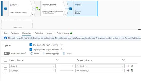 Adf V2 Renaming Attributes Of Parquet To Attributes Of Target Table