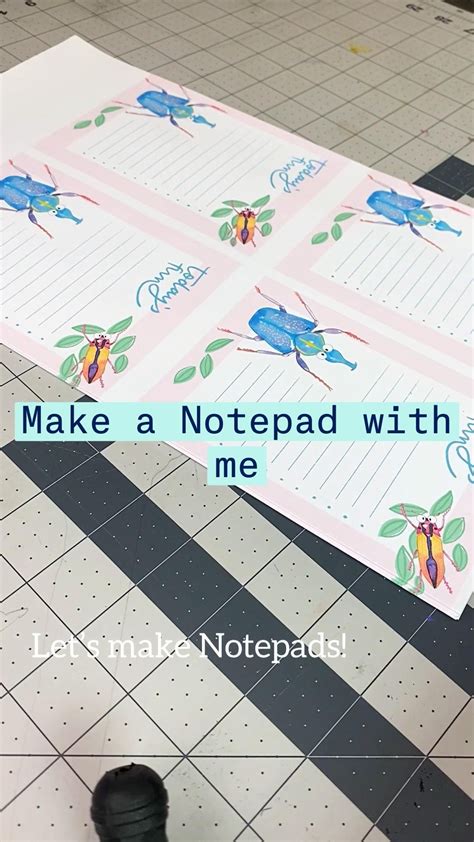 Make A Notepad With Me Artofit
