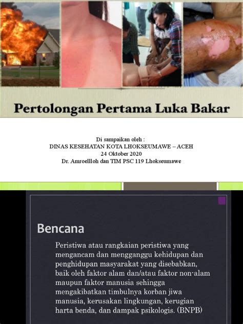 Pertolongan Pertama Pada Luka Bakar Pdf