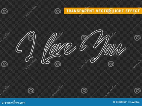 I Love You Neon Text Design Stock Illustration Illustration Of Vintage Quote 348563531