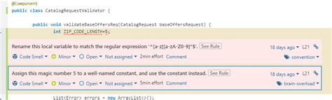 Java Assign This Magic Number 5 To A Well Named Constant And Use The