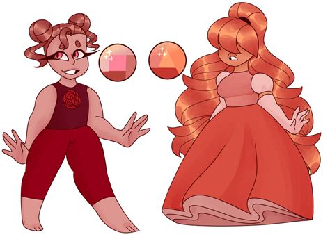 Mystery Reveals Pale Ruby And Padparadscha By Orange Soda Adopts On Deviantart