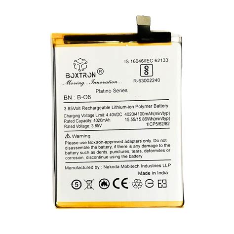 Boxtron B 06 Battery Compatible For Vivo V20 Se 4000 Mah Battery Capa