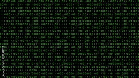 abstract green numeric binary computer code digital data network