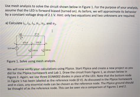 Solved Use Mesh Analysis To Solve The Circuit Shown Below In Chegg
