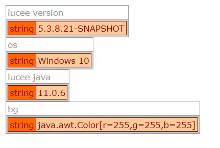 Java Awt Color With Java Dev Lucee Dev