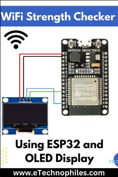 Wi Fi Strength Checker Using Esp32 And Oled Display Best Router Wifi Electronic Engineering