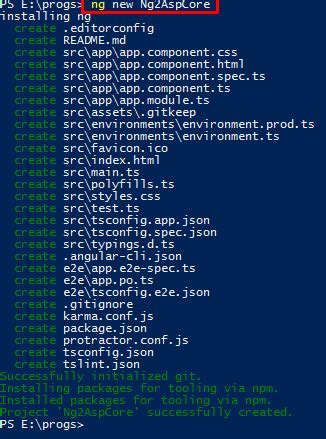 Tutorial Creating ASP NET Core Angular App In Win