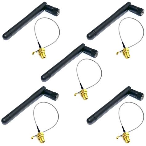 5x Antena Wifi Para Módulo Esp8266 Esp Nrf24l01 Acessórios Casa Da Robótica Loja De