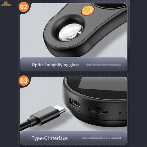 กล้องจุลทรรศน์แบบพกพากําลังขยายสูง 500x พร้อมไฟส่องสว่าง นํา ปรับได้ Shopee Thailand