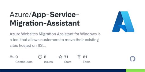 Issues · Azureapp Service Migration Assistant · Github